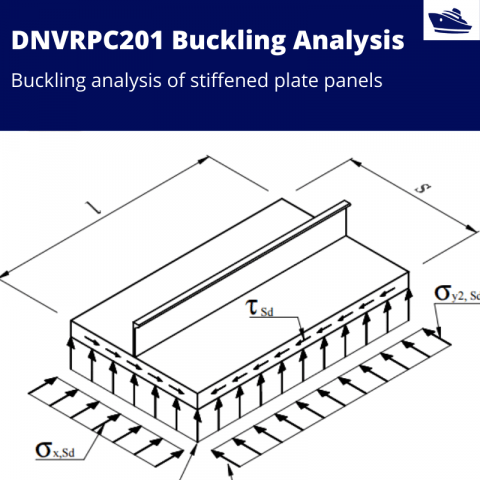 DNVRPC201 Linear Buckling Analysis of Stiffened Plate Panels
