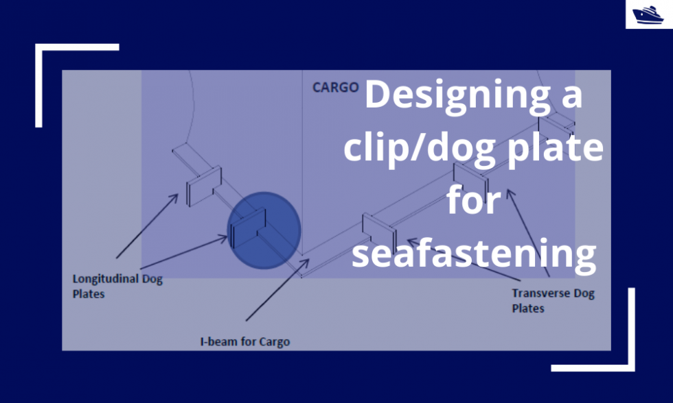 Designing a Clip/Dog Plate for Seafastening