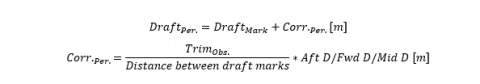Draft Surveys: Methodology, Calculations, and common errors - TheNavalArch