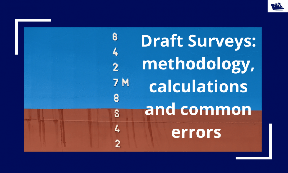 Draft Surveys: Methodology, Calculations, and common errors - TheNavalArch
