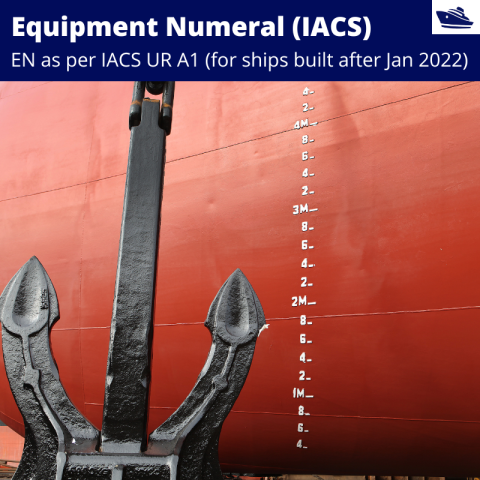 Equipment Numeral as per IACS - TheNavalArch