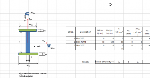 Pad-eye design spreadsheet - with brackets