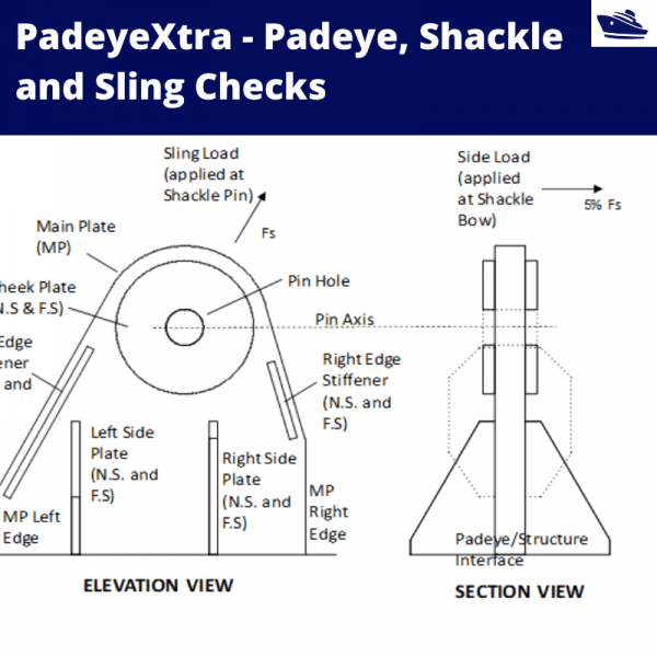 Pad-eye Xtra - Padeye, Shackle and Sling Checks - TheNavalArch