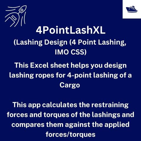 Lashing Design (4 Point Lashing, IMO CSS)