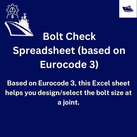Bolt Check Spreadsheet (based on Eurocode 3)