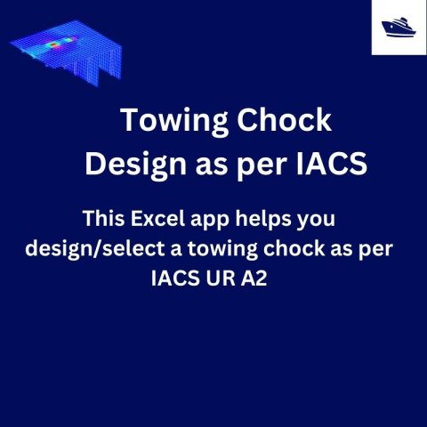 Towing Chock Design as per IACS - TheNavalArch