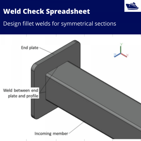 Weld Check Spreadsheet (joint sections)